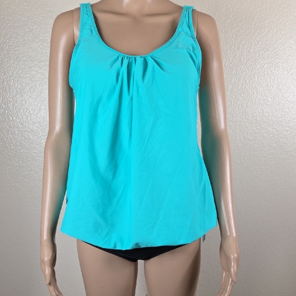 Aqua Eve | Swim | Aqua Eve Turquoise Tankini Swim Top | Poshmark